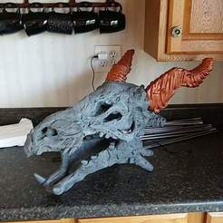 Makes Best 3D printer files of skulls ・ Cults