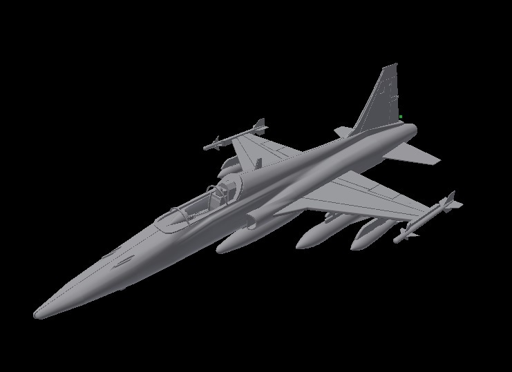 STL file Northrop F-5 Tiger 🐅・3D printable design to download・Cults