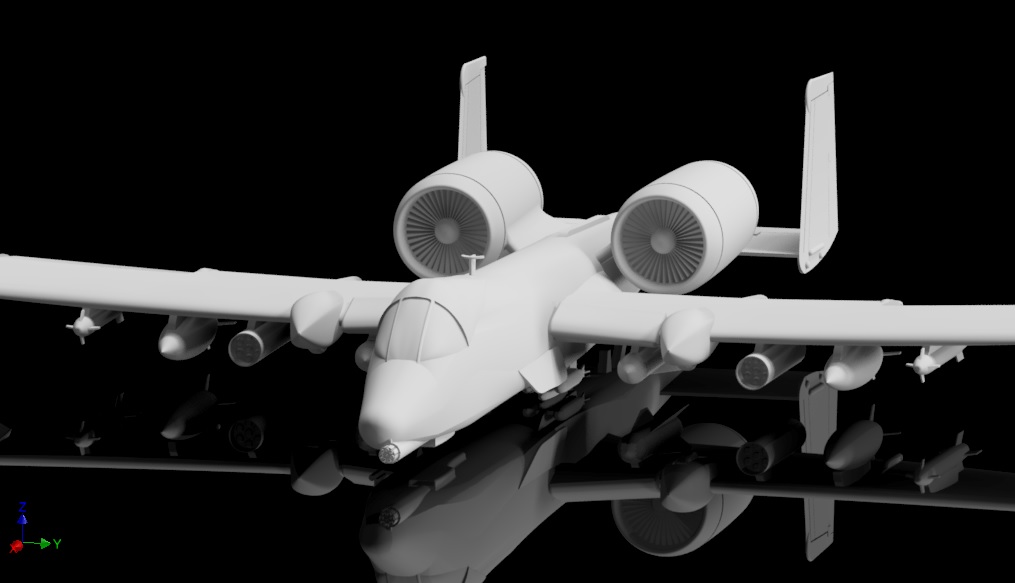 Archivo STL Avion A-10・Design para impresora 3D para descargar・Cults