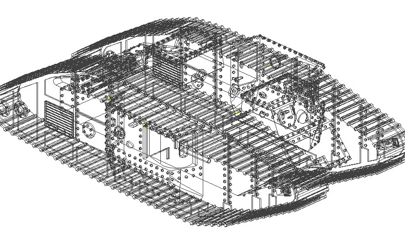 3D file Mark V "Male" Tank - In scales 1/48 and 1/72・3D printing model ...