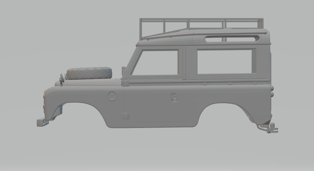 STL file land rover series III 1972・3D printable model to download・Cults