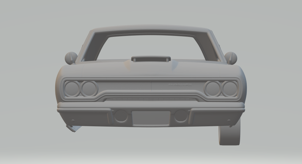 STL file Plymouth Road Runner 440 hardtop coupe 70・3D printer model to ...