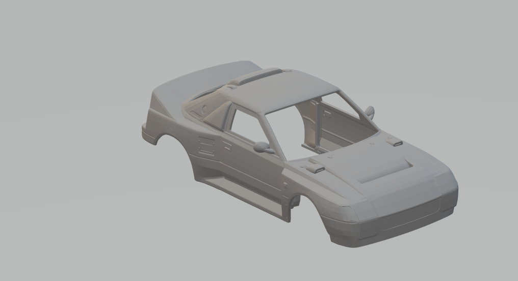 STL file Toyota MR2 Group B rally car・3D printing design to download・Cults
