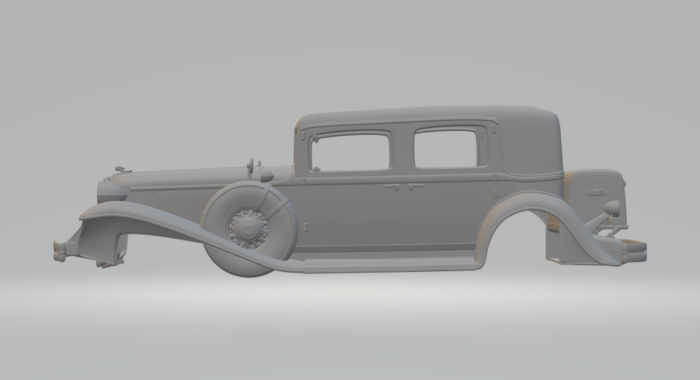 STL file chrysler imperial sedan 31・Template to download and 3D print・Cults