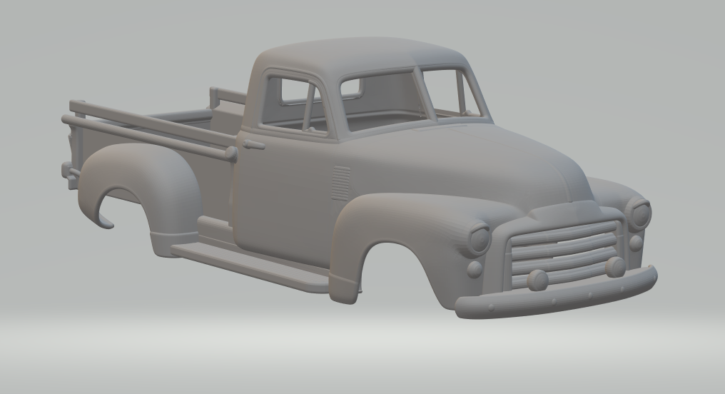 STL file gmc pickup truck 1952・3D printing model to download・Cults