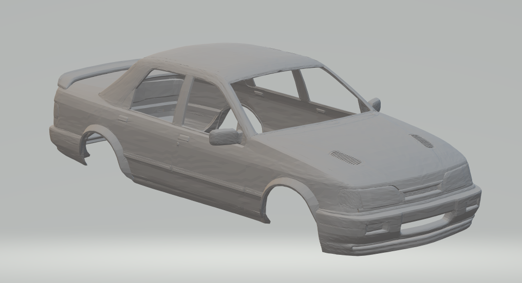 STL file ford sierra cosworth sedan・Design to download and 3D print・Cults