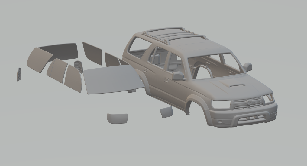 STL file TOYOTA 4RUNNER・3D printing design to download・Cults