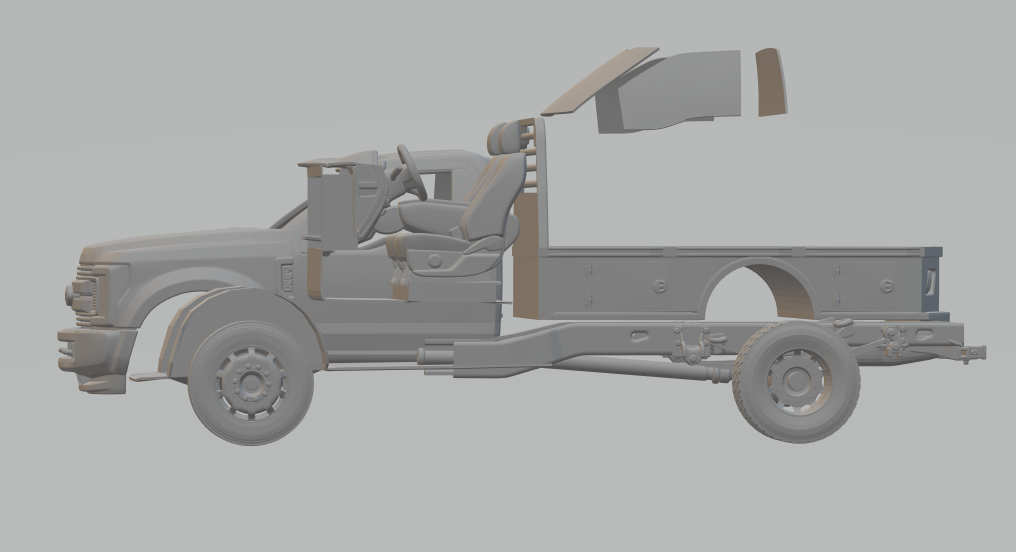 STL file ford f550 truck kit・3D print model to download・Cults