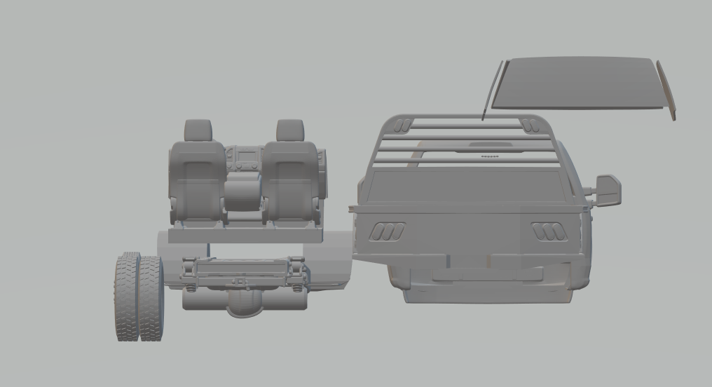 STL file ford f550 truck kit・3D print model to download・Cults