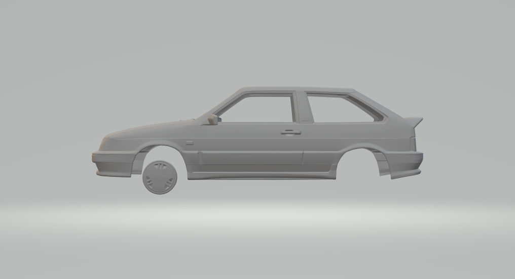 Archivo STL VAZ Lada samara 3 puertas 97・Diseño de impresión en 3D para ...