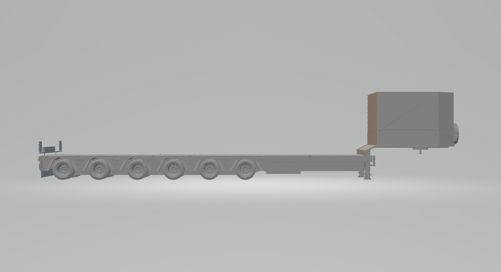 STL file Semi trailer Low bed・3D printable model to download・Cults