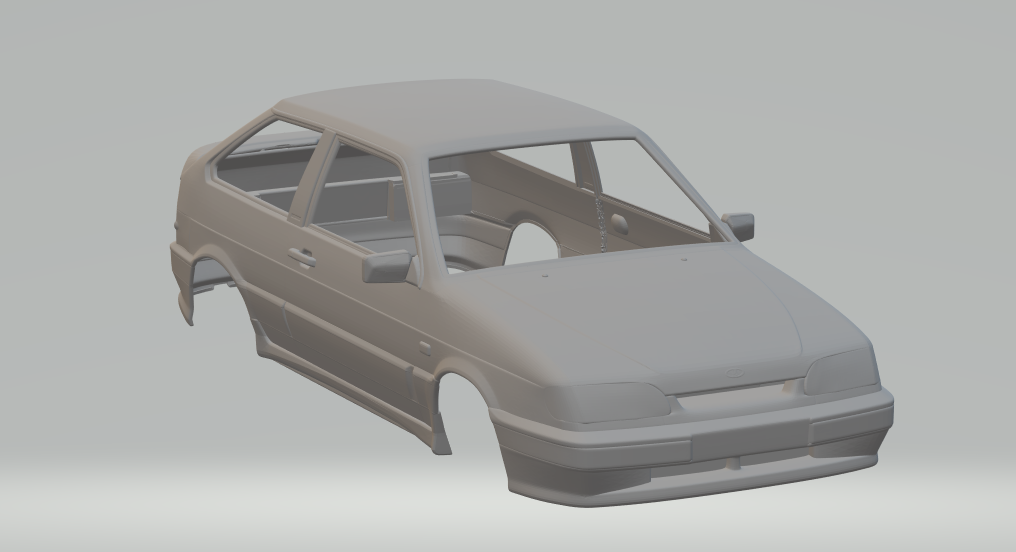 Archivo STL VAZ Lada samara 3 puertas 97・Diseño de impresión en 3D para ...