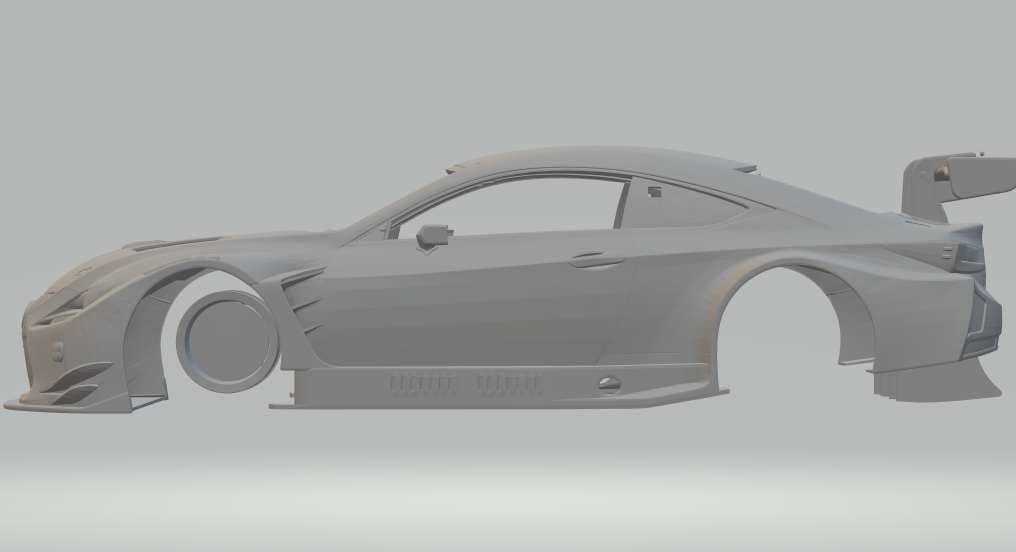 STL file lexus rcf gt3・3D printable model to download・Cults