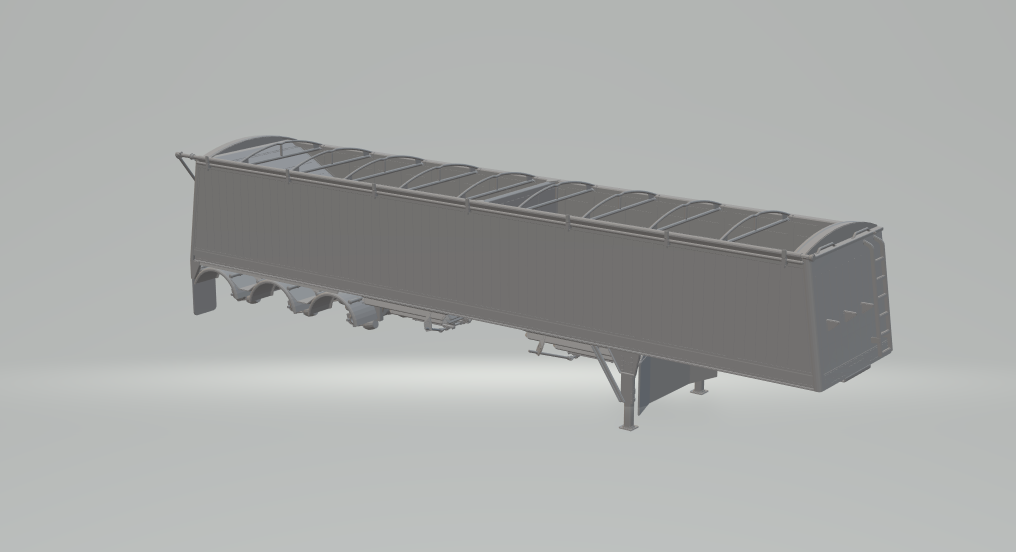 STL file TRAILER grain truck 3 axle・3D printing design to download・Cults