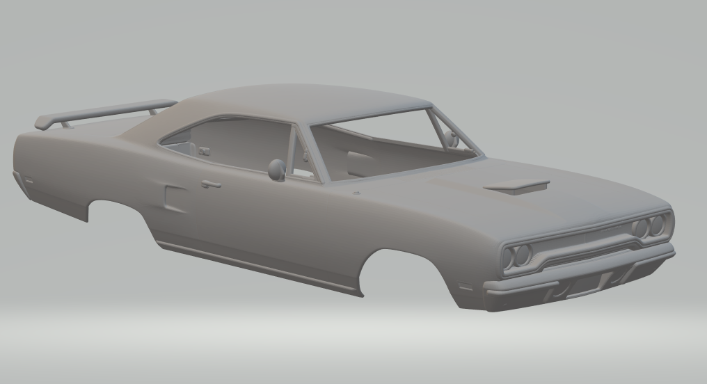 STL file Plymouth Road Runner 440 hardtop coupe 70・3D printer model to ...
