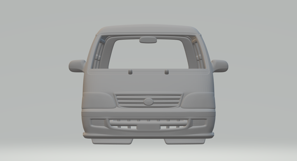 STL file Toyota hiace mk4 h100 🚗・3D printable design to download・Cults