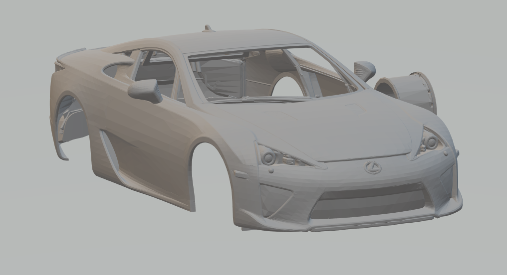 STL file lexus lfa・3D print model to download・Cults
