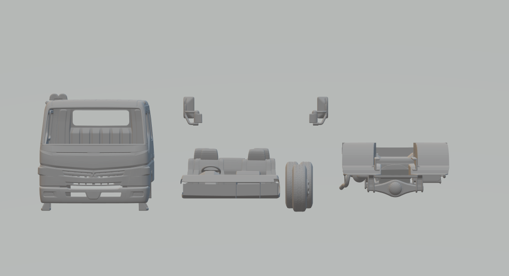 STL file Mitsubishi Fuso Canter (Mk8) 🚗・Model to download and 3D print ...
