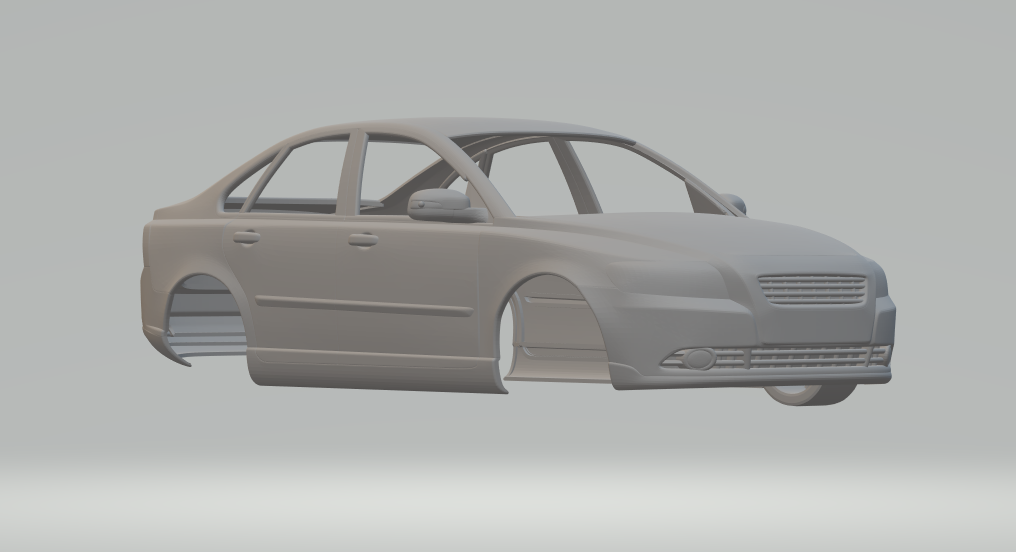 STL file Volvo s40 sedan 11・Template to download and 3D print・Cults