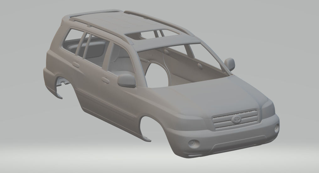 STL file Toyota highlander 2003・3D print object to download・Cults