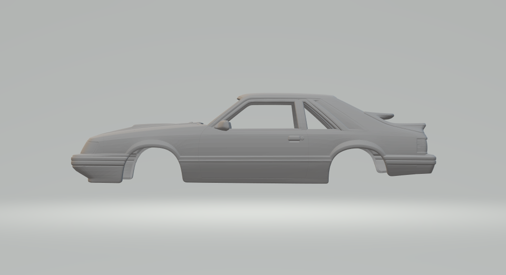 STL file ford mustang svo 86・3D printing template to download・Cults