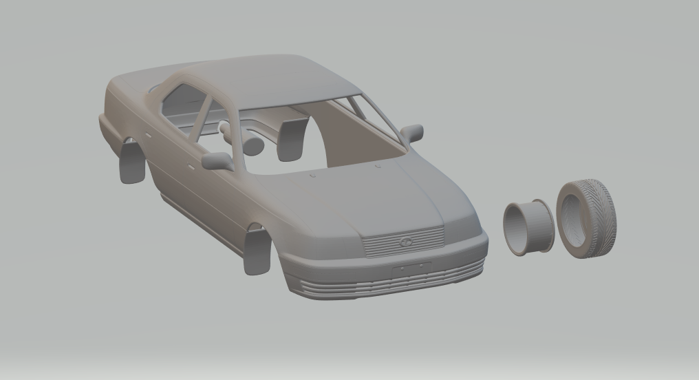 STL file lexus ls 400・3D print design to download・Cults
