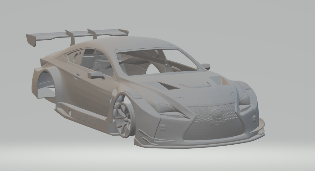 STL file lexus rcf gt3・3D printable model to download・Cults