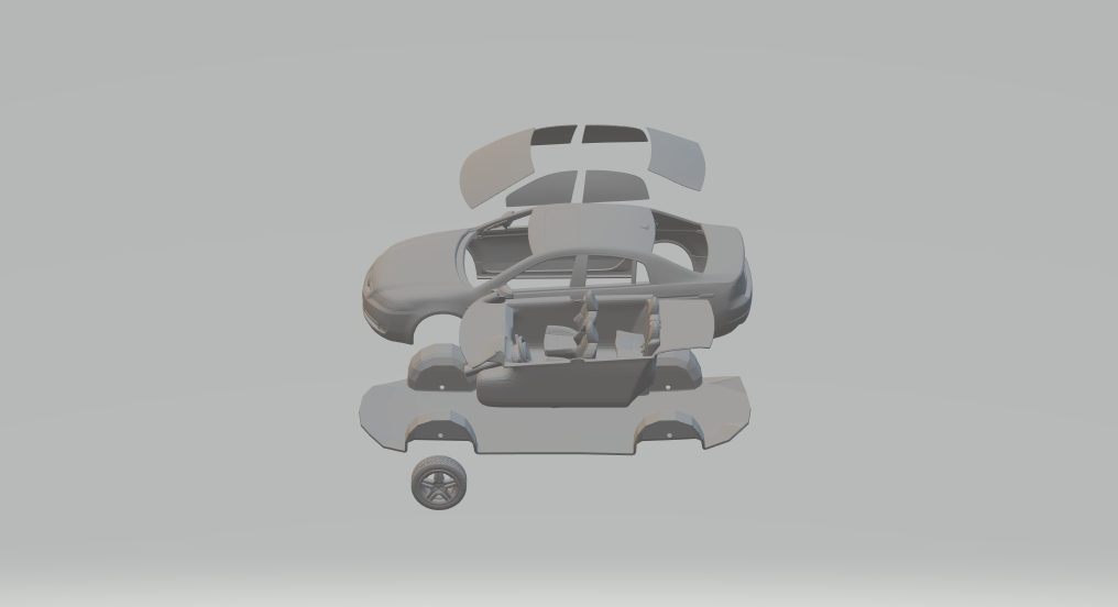 Archivo STL Acura tl 2007 🦸・Plan de impresora 3D para descargar・Cults