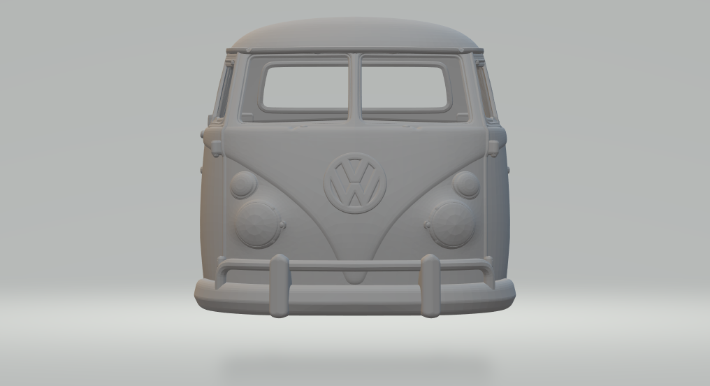 STL file Vw double cab・3D printing design to download・Cults