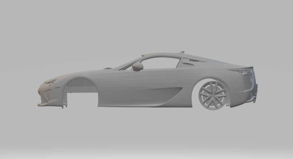 STL file lexus lfa・3D print model to download・Cults