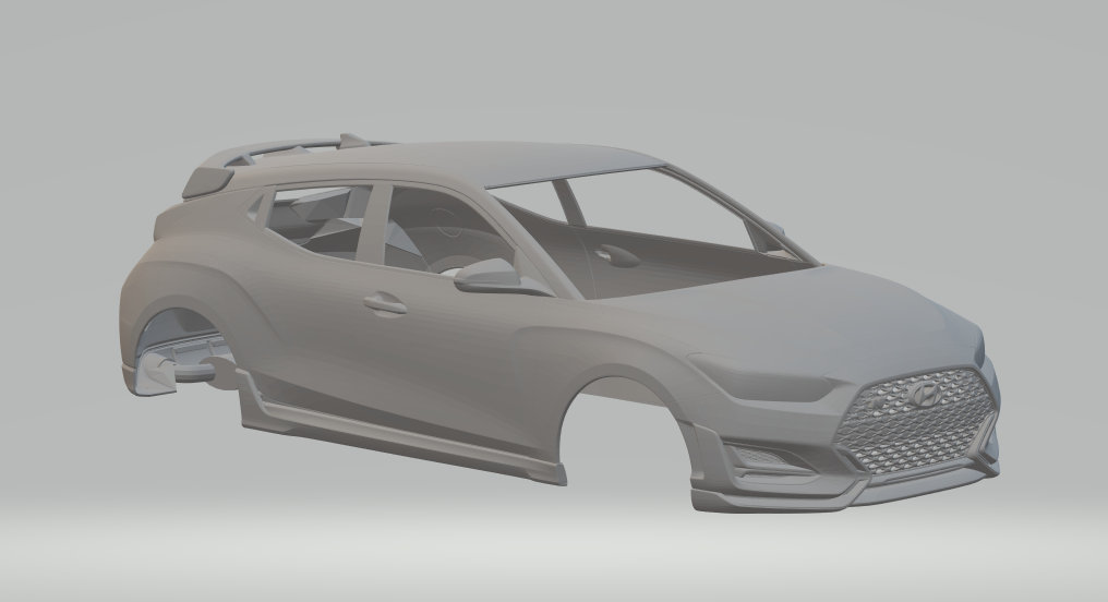 STL file hyundai veloster・3D printable model to download・Cults
