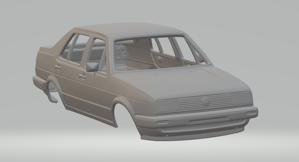 STL file Volkswagen Jetta (Mk2) 84・3D print model to download・Cults