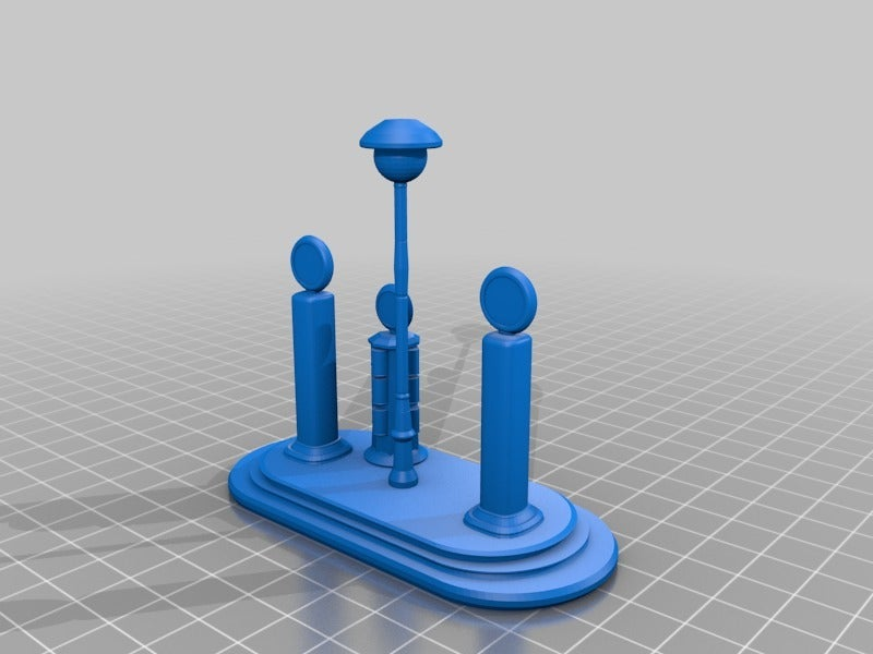 Free STL file gas staiton・3D printer design to download・Cults