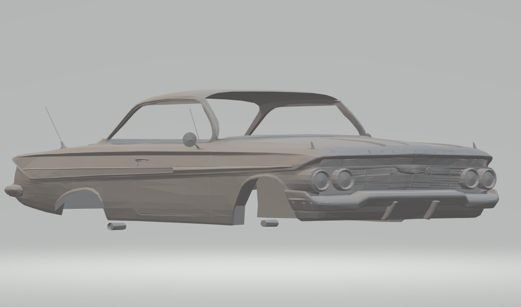 STL file Chevrolet impala 60・3D printable model to download・Cults