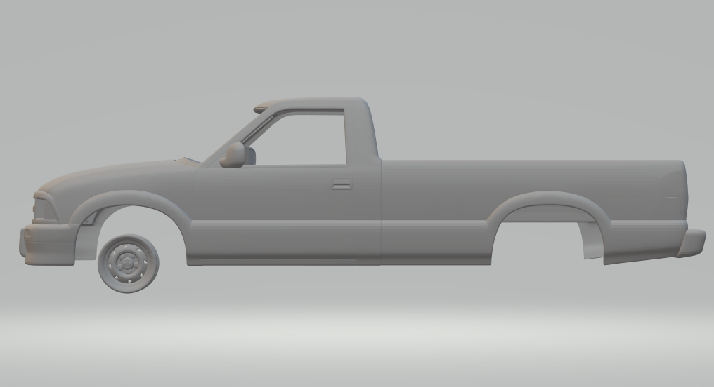 STL file Chevrolet S10 LongBed 94・Model to download and 3D print・Cults