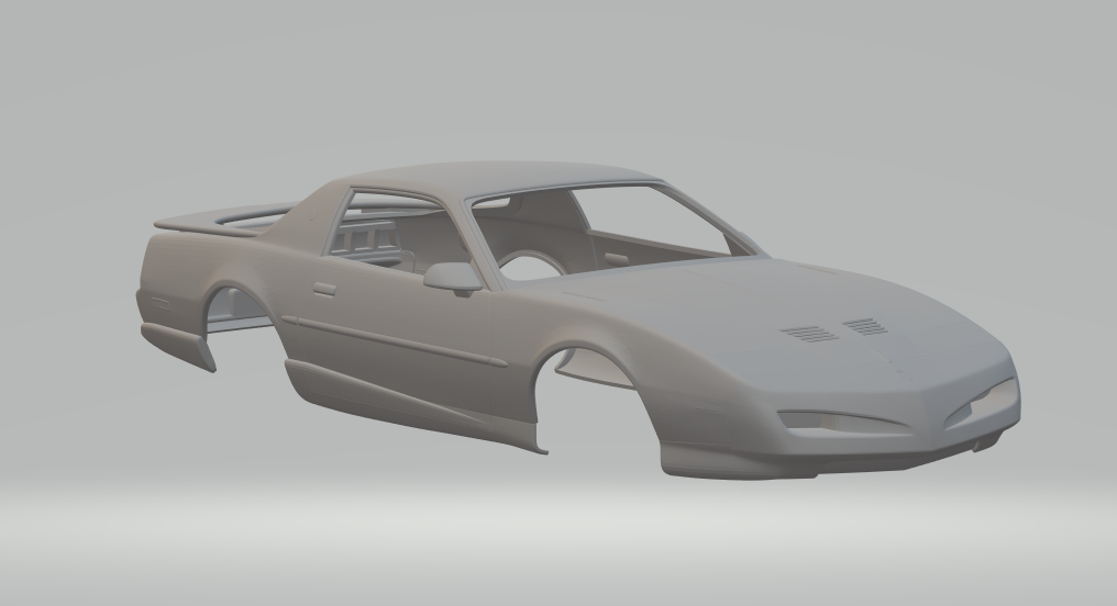 STL file pontiac firebird mk3 trans am gta 91・3D printer design to ...