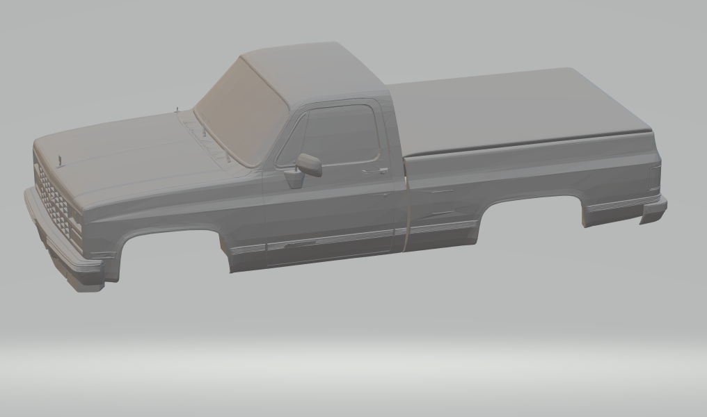 3D file Chevrolet silverado 1983・Template to download and 3D print・Cults