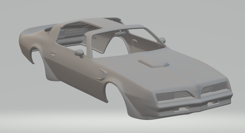 STL file pontiac firebird trans am 77 🚗・3D printable model to download ...