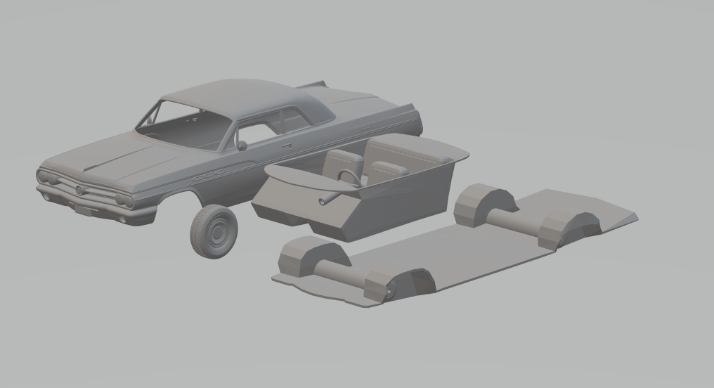 STL file Buick Wildcat convertible 1963・3D printable model to download ...