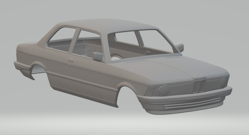 STL file bmw 3 series e21 coupe 75・3D print design to download・Cults
