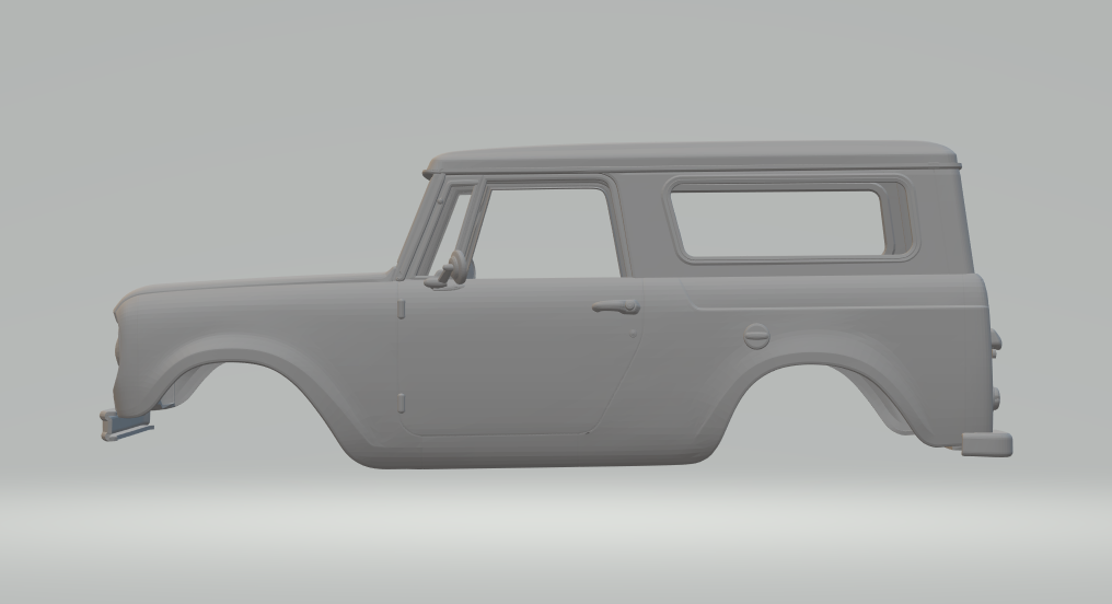 STL file international scout 🚗・3D printable model to download・Cults