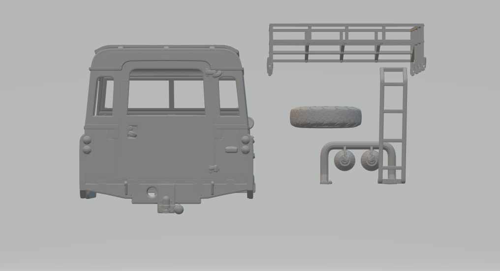 STL file land rover series III 1972・3D printable model to download・Cults