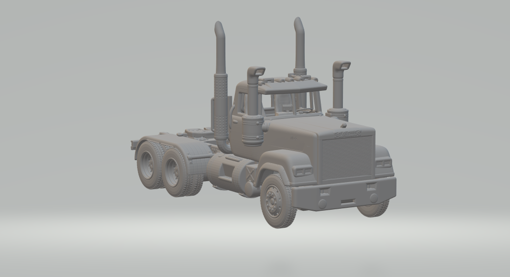 STL file Mack superliner day cab・3D printable model to download・Cults