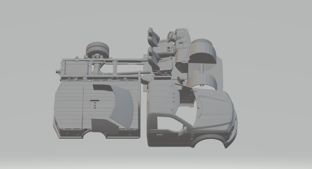 STL file ford f550 truck kit・3D print model to download・Cults