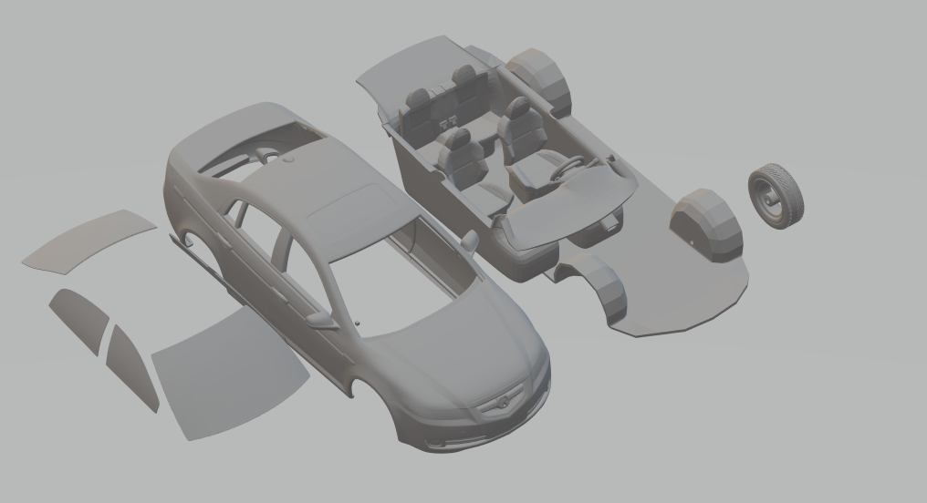 Archivo STL Acura tl 2007 🦸・Plan de impresora 3D para descargar・Cults