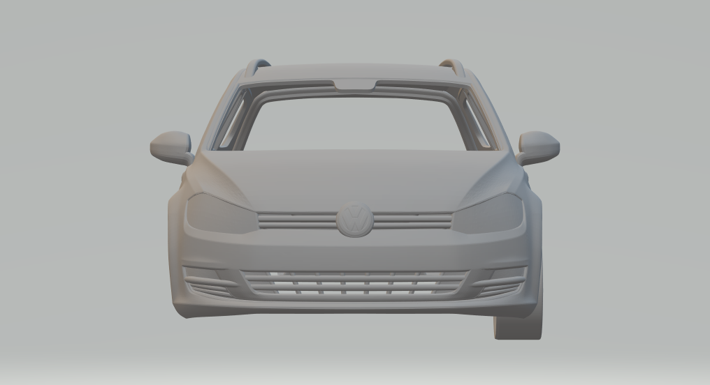 STL-Datei Volkswagen Golf (Mk7) Variante 🚗・Modell für 3D-Drucker zum ...