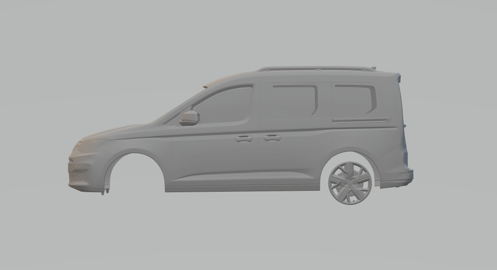 STL file vw caddy・Template to download and 3D print・Cults