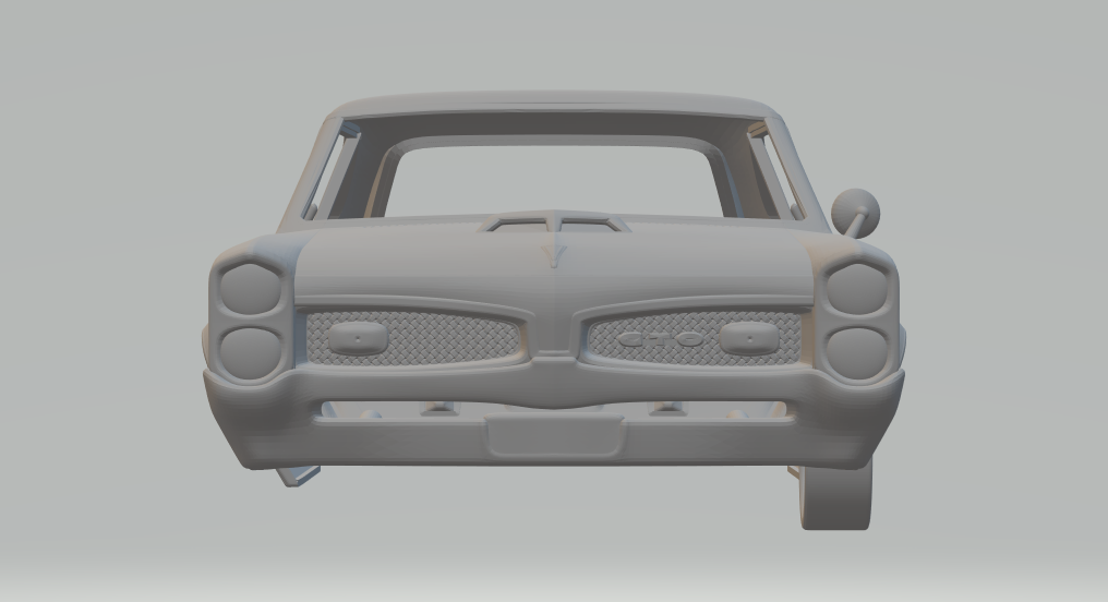 STL file pontiac gto 67・3D printing model to download・Cults