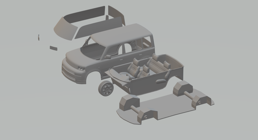 STL file scion xb 03 🚗・3D printing model to download・Cults