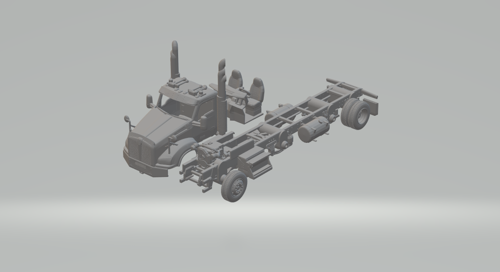 STL file Kenworth T800・3D printing design to download・Cults